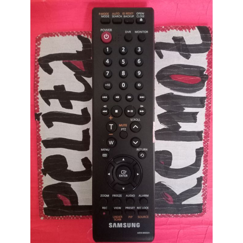 Jual REMOTE CONTROL SAMSUNG DVR CCTV PENGINTAI ORIGINAL TERLENGKAP ...