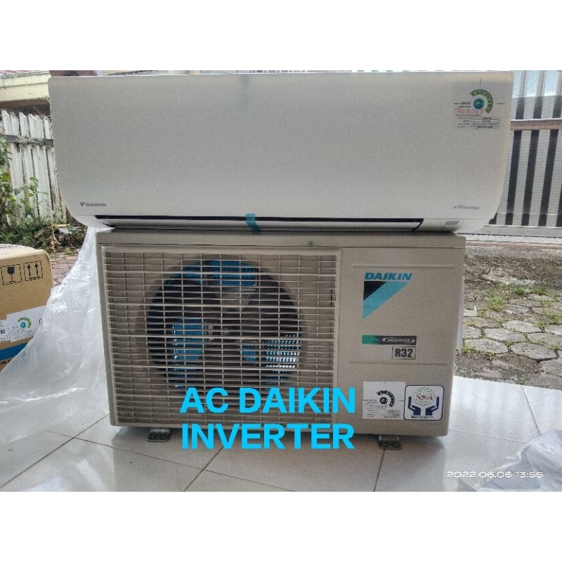 Jual AC DAIKIN 1PK FLASH INVERTER FTKQ25 HANYA UNIT | Shopee Indonesia