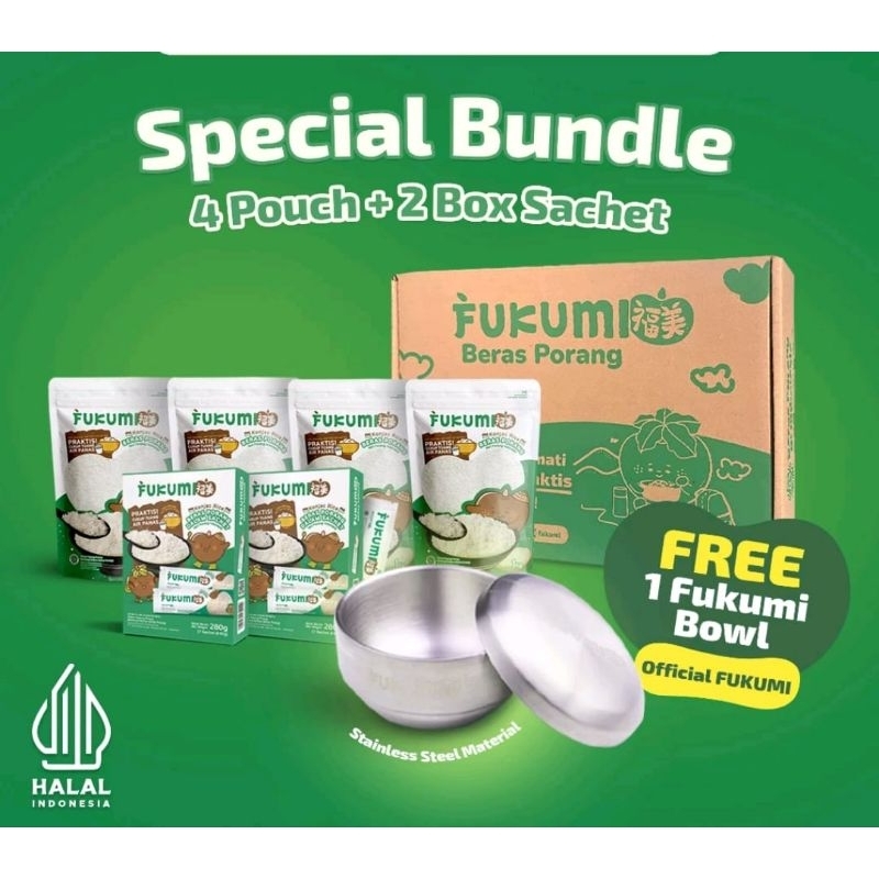 Jual Fukumi Special Bundle 4 kg fukumi pouch + 2 box fukumi sachet + 1 ...