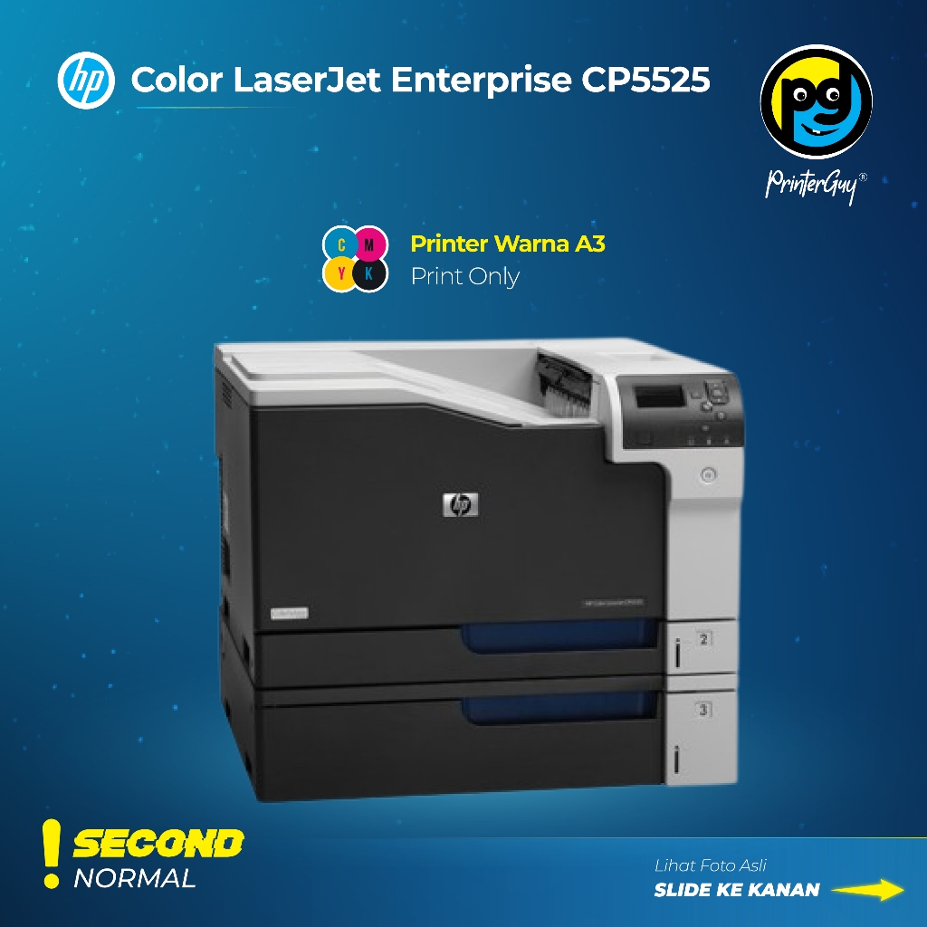 Jual Printer A3 HP Color LaserJet Enterprise CP5525 cocok untuk usaha percetakan | Shopee Indonesia