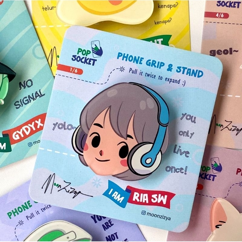 Jual MUNZI'TOK MOONZIZYA | RIA SW CURUT GYDYX GIXY ZYO ZYA | Popsocket ...