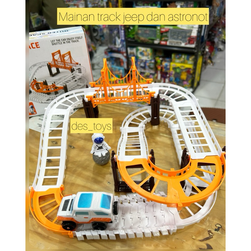 Jual NEW!! MAINAN TRACK MOBIL 2 JALUR TRACK ASTRONOT OUTER SPACE TRACK ...