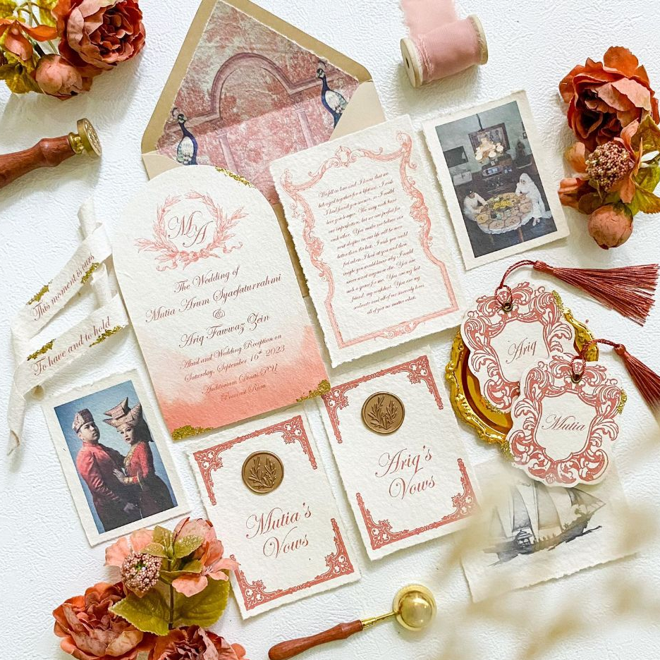 Jual Keepsake | Wedding Vows | Handmade Undangan Aesthetic (Classic ...