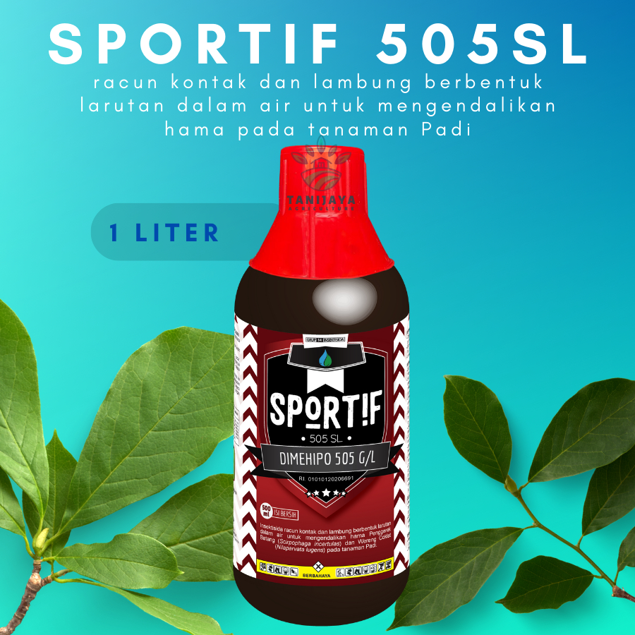 Jual Sportif 505 SL 1 Liter || Obat Pembasmi Hama Sundep Kaper Wereng ...