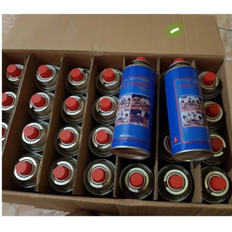 Jual REJEKI 9393 - NEW KALENG KOSONG GAS PORTABEL MEREK H-COOK 230 ML ...