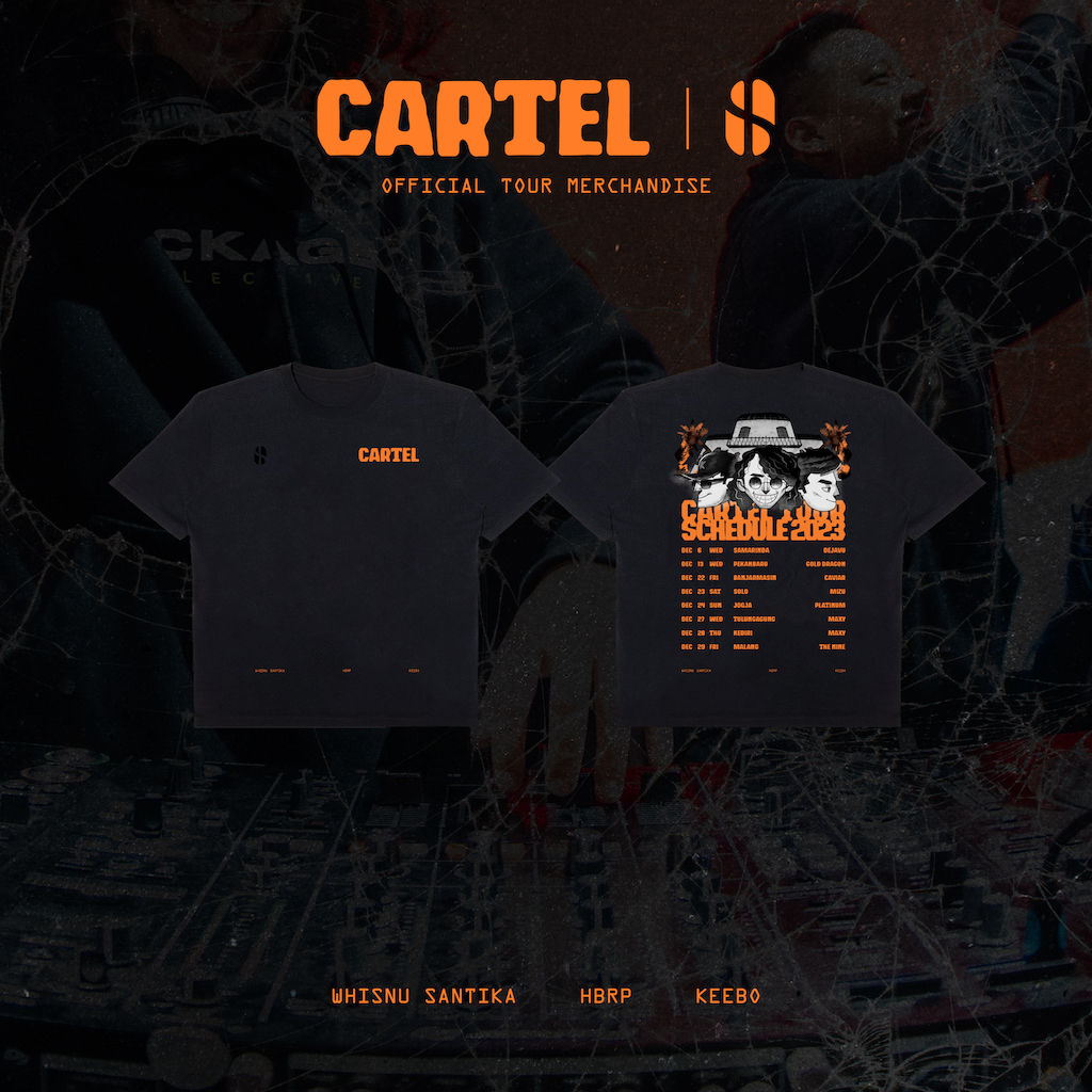 Jual SAVRESIN - SE CARTEL TOUR 2.0 TEE BLACK + CARTEL SEE THROUGH BOX ...