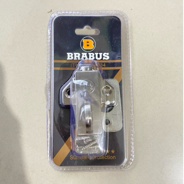 Jual spring knip merk brabus/Gerendel jendela kodok stainless Sn 8034 ...