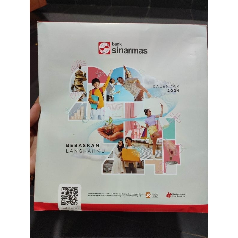 Jual Kalender meja 2024 Bank Sinarmas. Kalender duduk. Kalender Bank ...