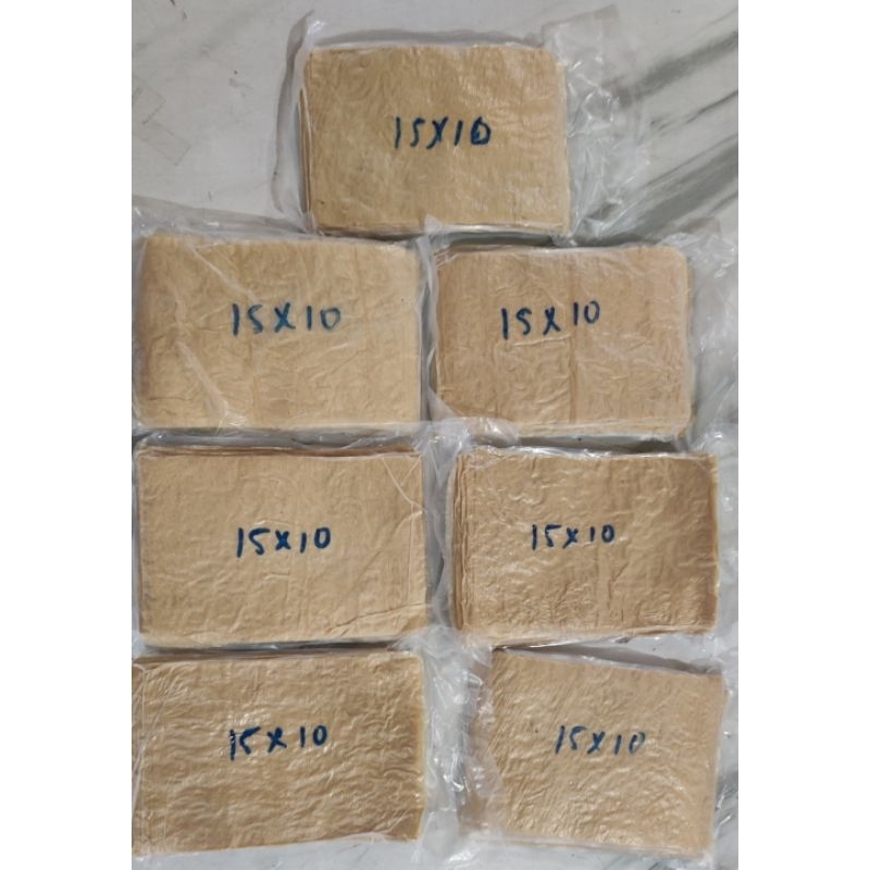 Jual kulit tahu tawar halal ukuran 15x10 cm | Shopee Indonesia
