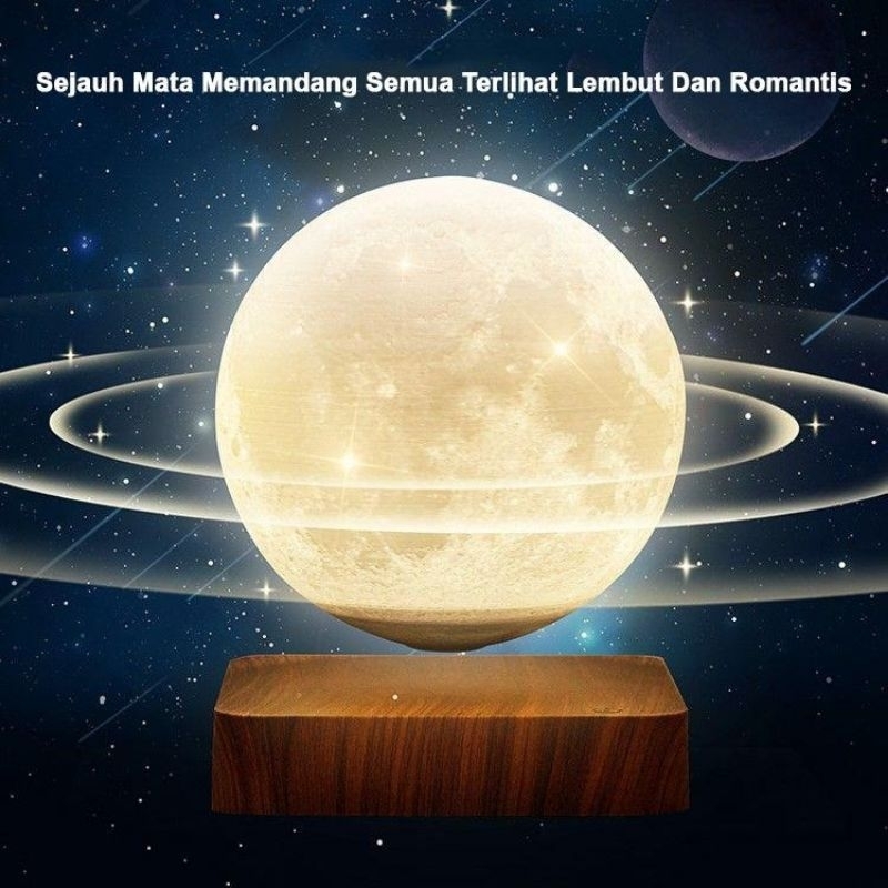 Jual Pplus lampu Bulan Yang Melayang /Techology lamp/lampu Kamar ...