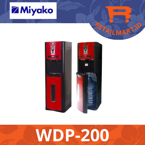 Jual MIYAKO WDP-200 DISPENSER TINGGI GALON BAWAH PANAS NORMAL | Shopee ...