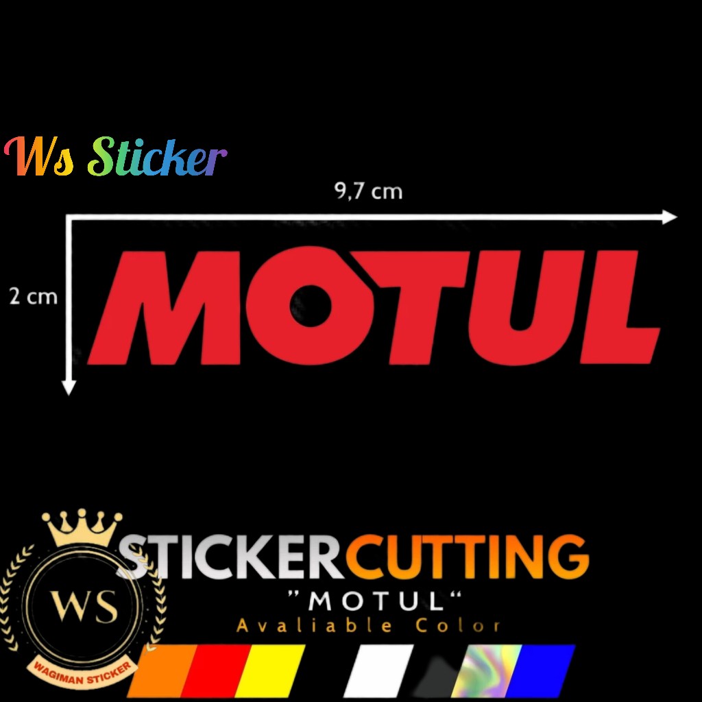 Jual Stiker Cutting MOTUL LOGO BRAND STICKER MOTOR | Shopee Indonesia