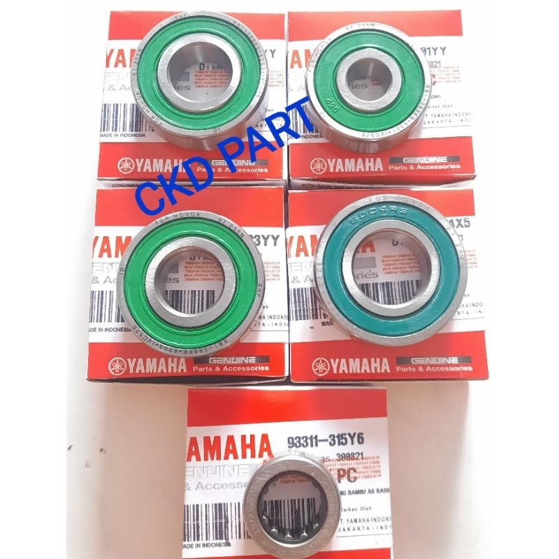 Jual LAHAR BEARING GEAR BOX BELAKANG RASIO SET MIO SPORTY MIO SMELE MIO ...