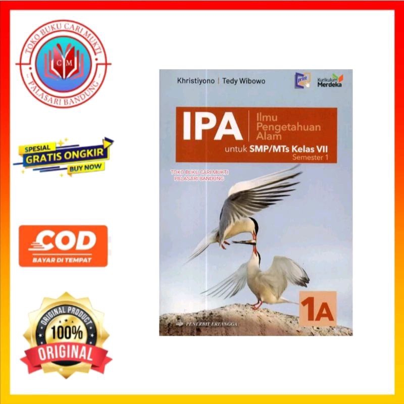 Jual Erlangga Buku IPA Untuk SMP/MTS Kelas 7A Kurikulum Merdeka ...