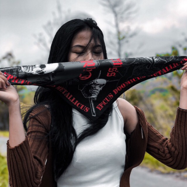 Jual Slayer Bandana Epicus Doomicus Metallicus | Paisley Scarf syal ...