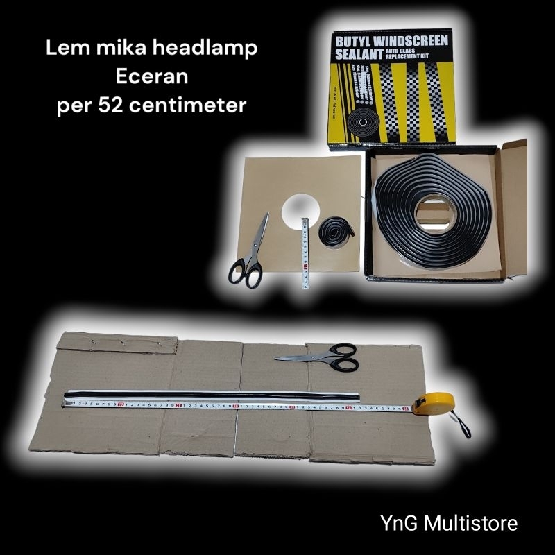 Jual Lem mika headlamp retrofit eceran diameter 9 mm x panjang 52 cm ...
