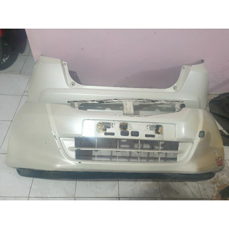 Jual bumper original depan dan belakang jazz ge8 type S mmc (facelift ...