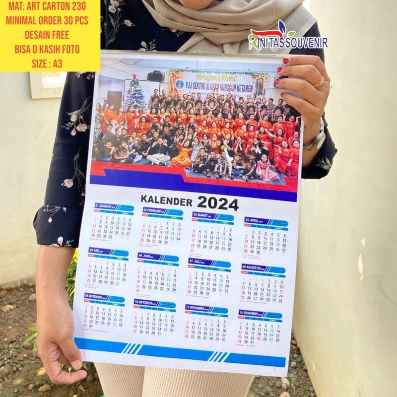 Jual Cetak Kalender Dinding Custom Desain Kalender Dinding Free Desain ...