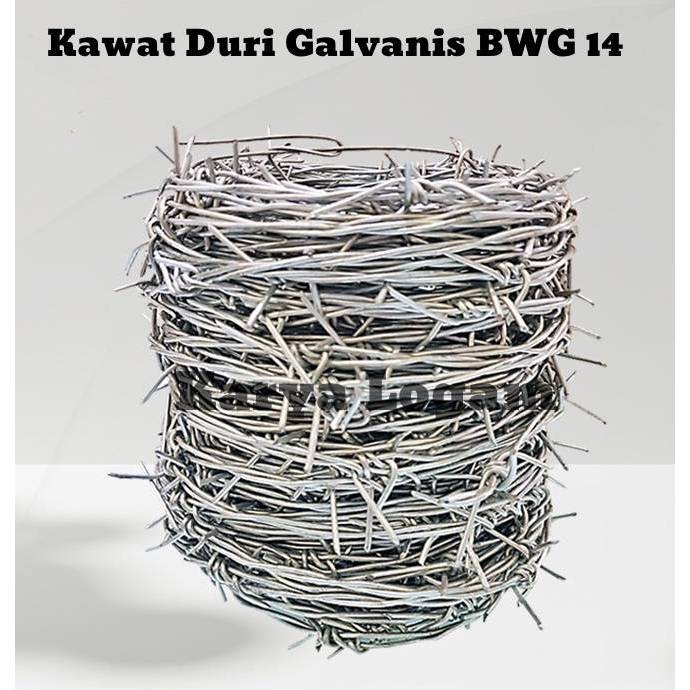 Jual Kawat Duri Galvanis BWG 14 - 4 kg | Shopee Indonesia