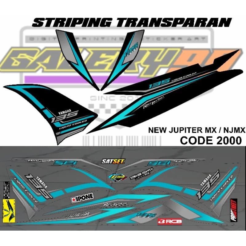 Jual striping transparan JUPITER MX NEW/NJMX | Shopee Indonesia