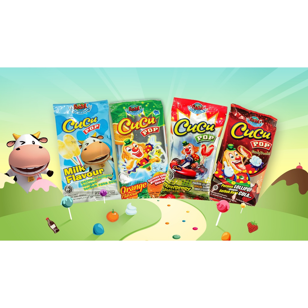 Jual PERMEN LOLI PARAGO SM CUCUPOP RASA VANILA 2POP DUPLO CINCIN ICE ...