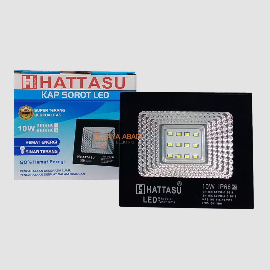Jual lampu sorot led 10 watt Hattasu lampu tembak led 10 w ip66 super bright | Shopee Indonesia