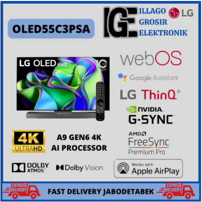 Jual LG 55C3 OLED TV 55 INCH SMART TV UHD 4K DOLBY VISION ATMOS ...