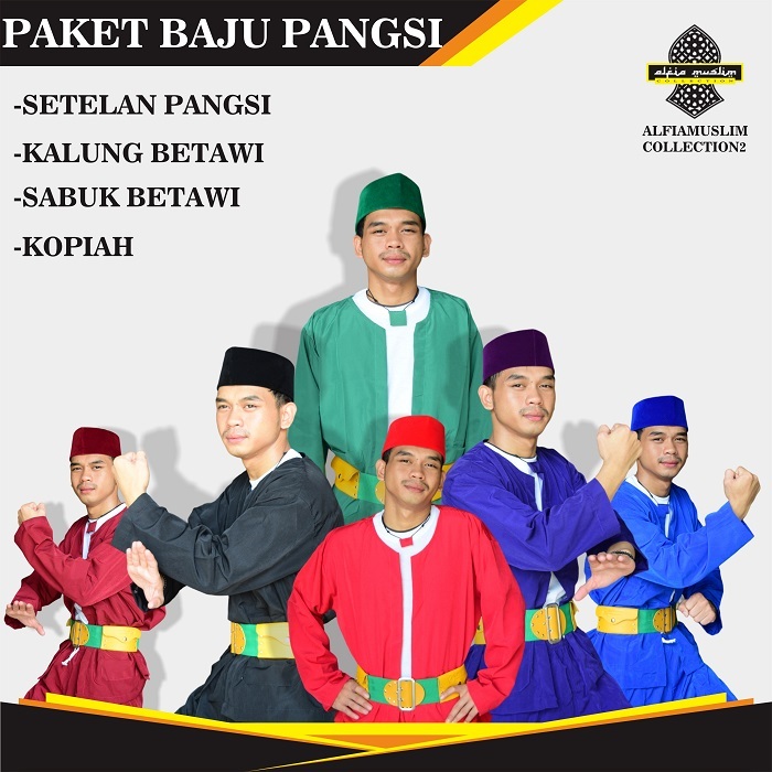 Jual Setelan Baju Pangsi Dewasa Baju Betawi Set Palang Pintu Baju ... Jual Setelan Baju Pangsi Dewasa Baju Betawi Set Palang Pintu Baju ...