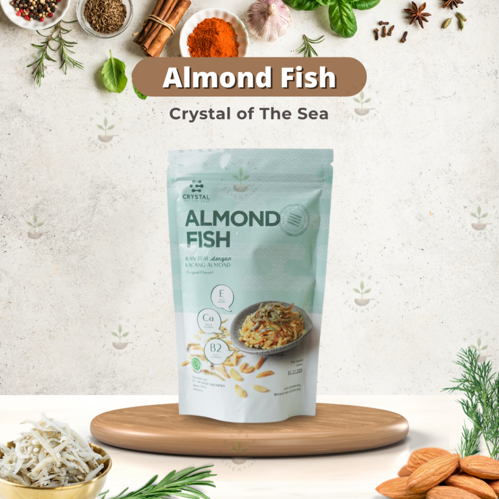 Jual Crystal Of The Sea Almond Fish 80 Gr - Ikan Teri Dengan Kacang ...
