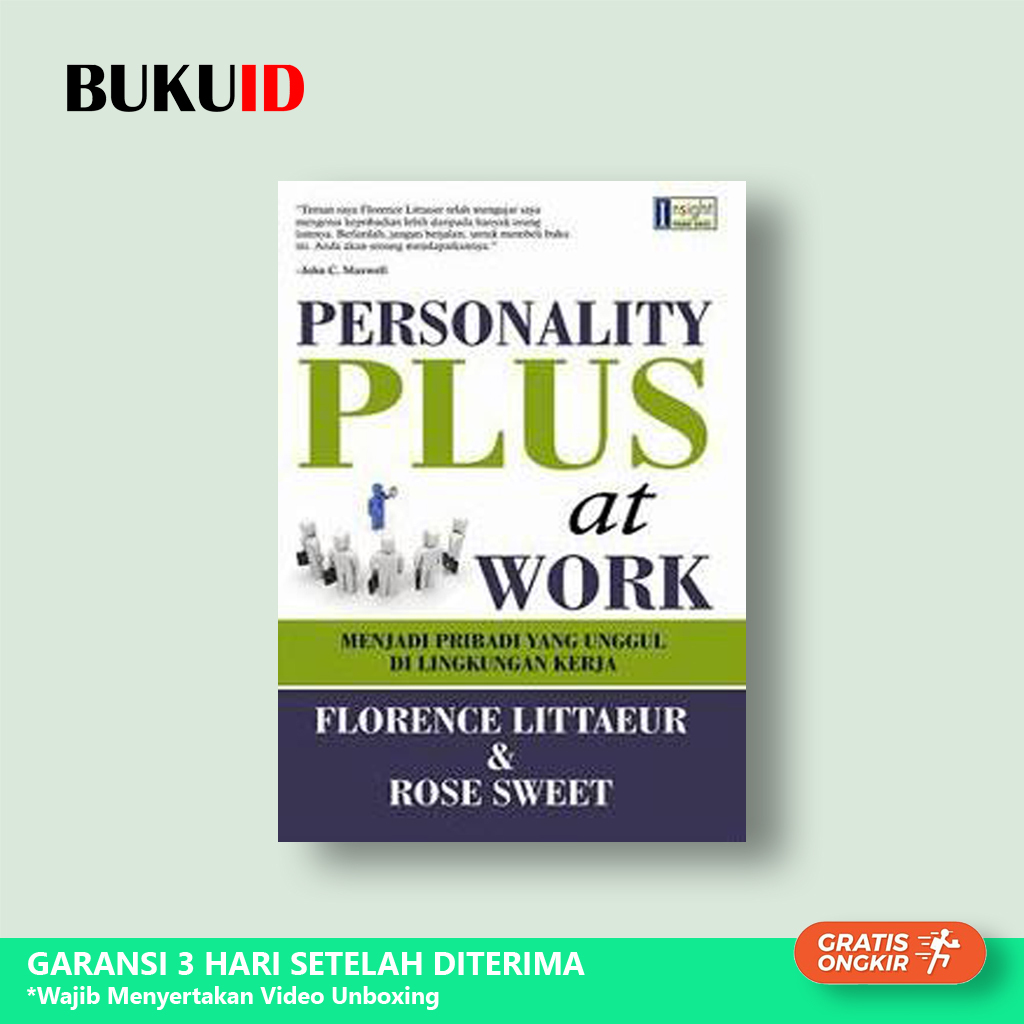 Jual Buku Personality Plus at Work : Menjadi Pribadi Yang Unggul Di ...