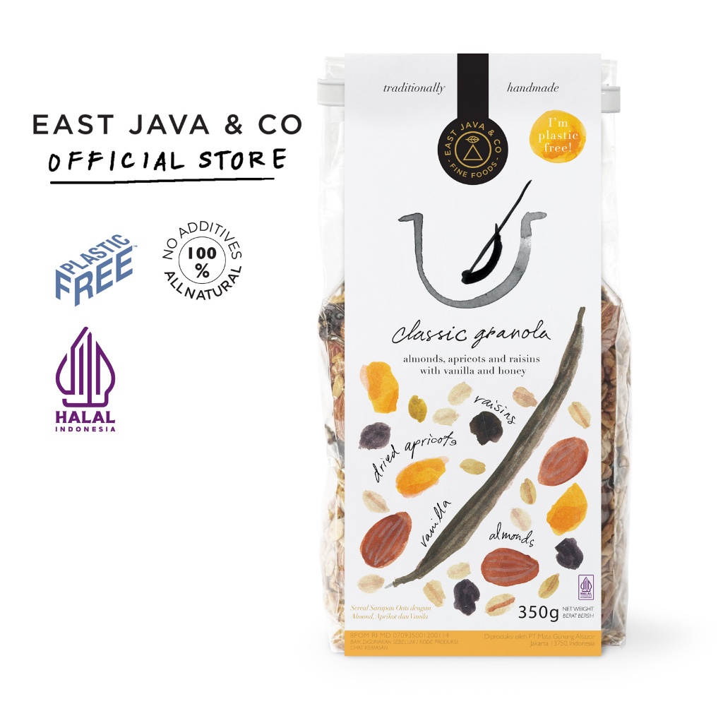Jual East Java & Co Classic Granola - 350g | Shopee Indonesia