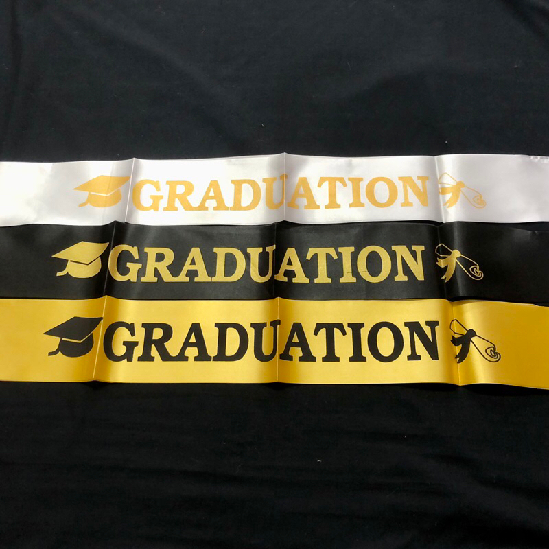 Jual selempang graduation wisuda lulus sekolah kuliah selempang wisuda ...