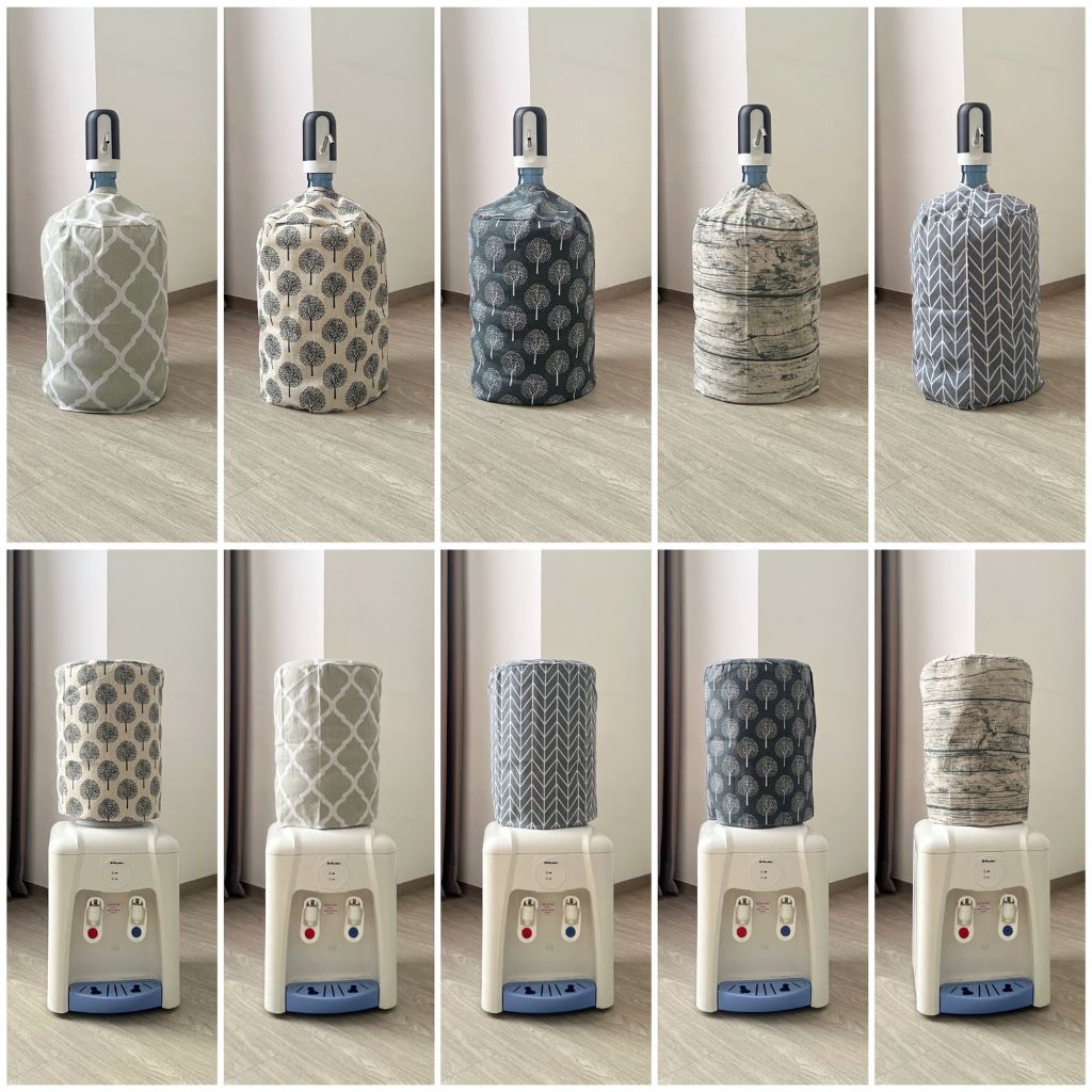 Jual sarung galon/ cover galon / penutup galon kanvas linen | Shopee ...