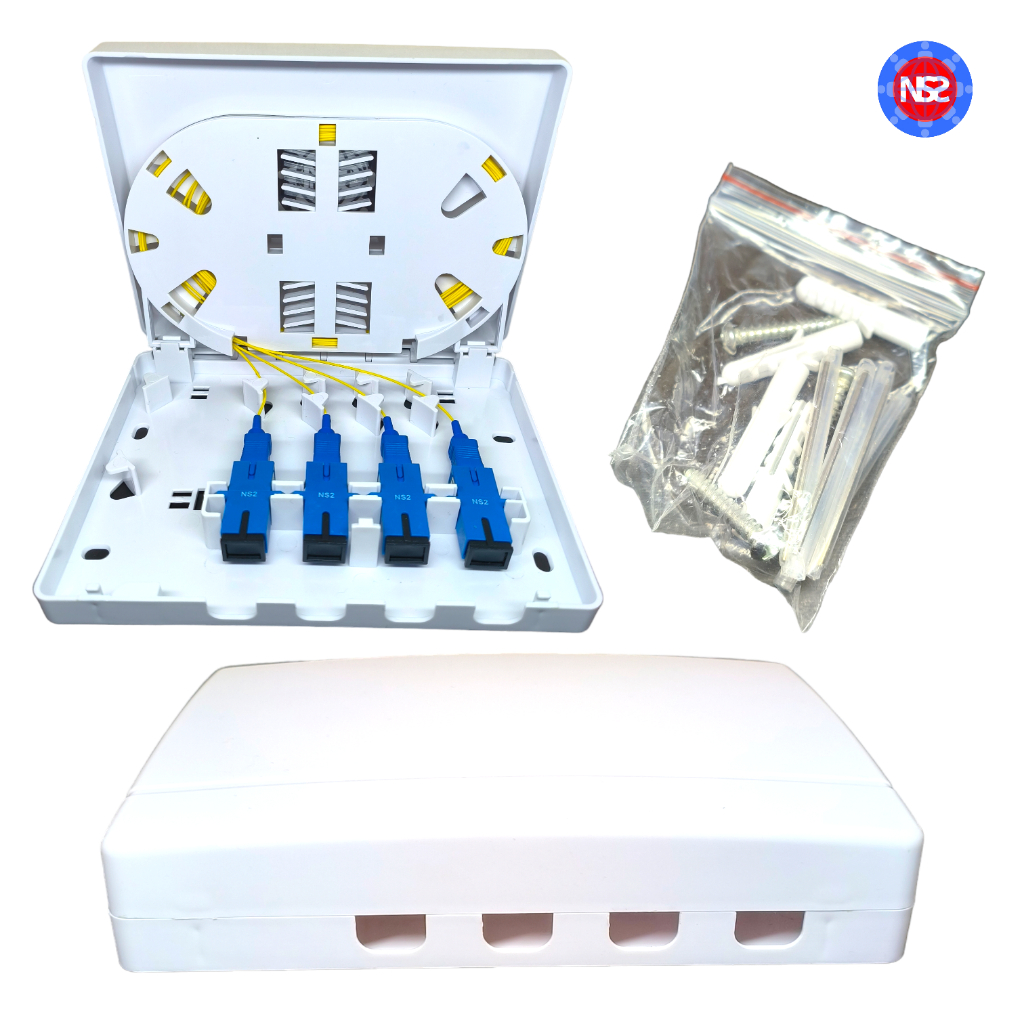 Jual roset 4 core lengkap lengkap pigtail adapter fiber optic / odf 4 ...