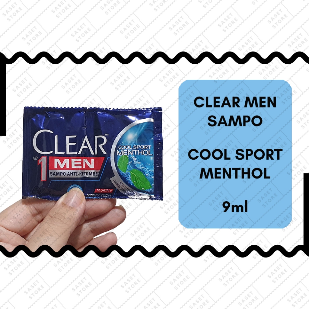 Jual Clear Men Sampo Cool Sport Menthol 9ml Sachet Shampo | Shopee ...
