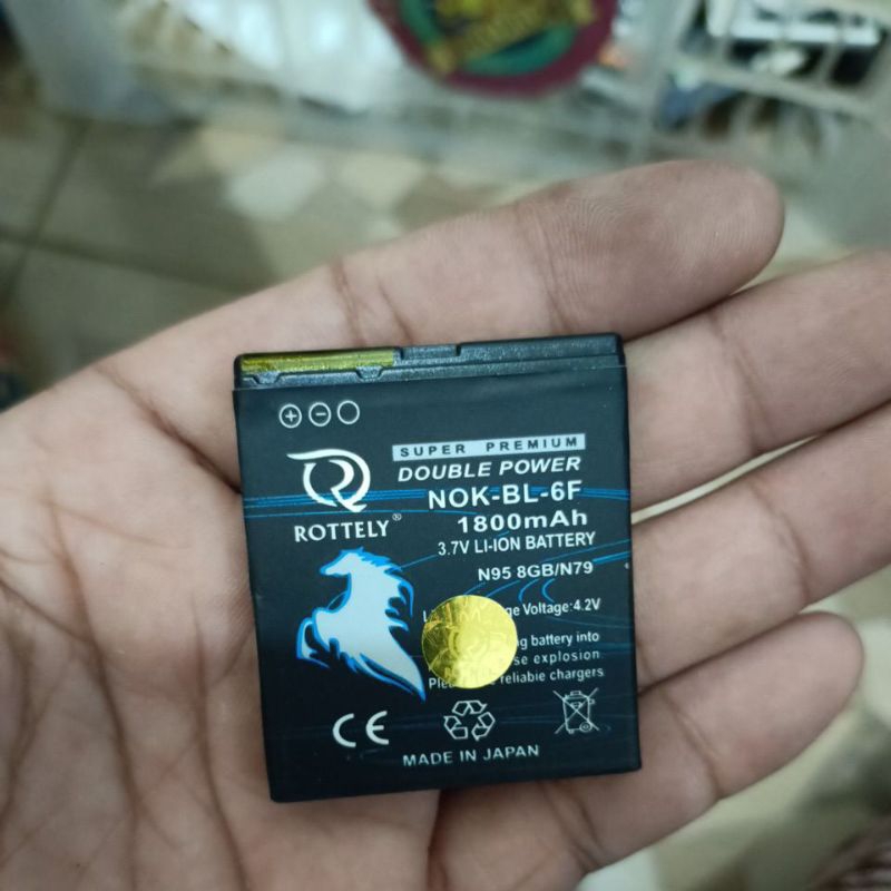 Jual (6F)Baterai Nokia BL 6F BL6F BL-6F 6788 N78 N78b N79 N95 BATRE ...