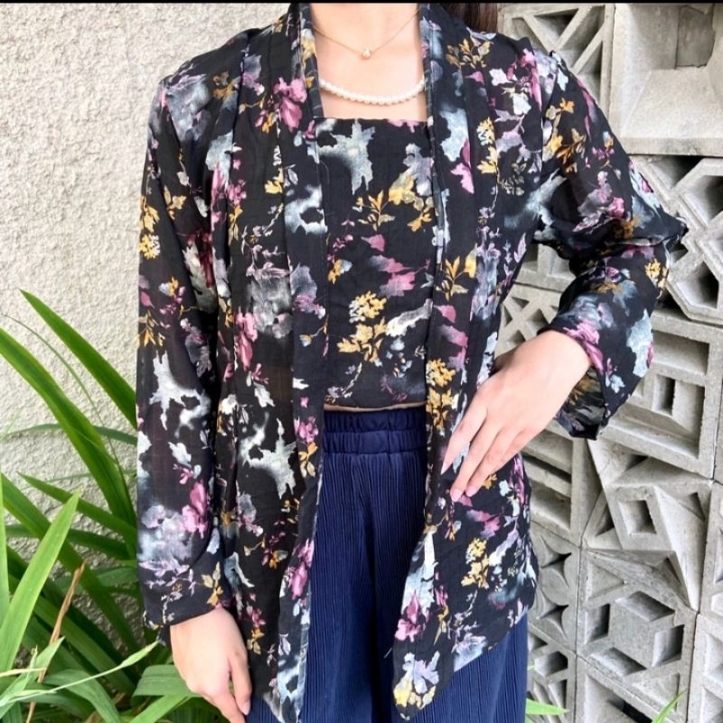 Jual Kebaya modern sifon Trawang/ kebaya tradisional/ kebaya modern ...