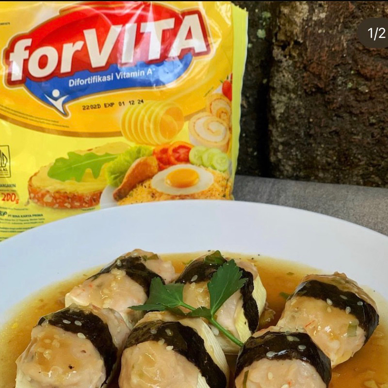 Jual forvita margarine sachet 200 gram / margarin sachet forvita ...