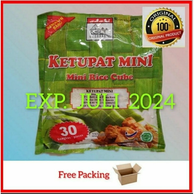 Jual Ketupat nasi mini adabi 600gr ( isi 30 pcs) / mini rice cube ...
