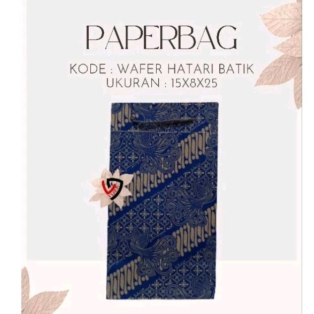Jual PAPERBAG BATIK WAFER HATARI 15X8X25 | Shopee Indonesia