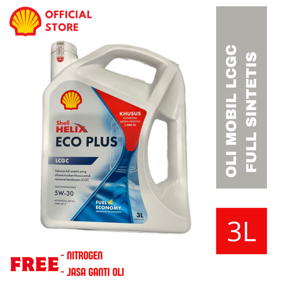 Jual Shell Helix ECO PLUS 0W-20 3L | Shopee Indonesia