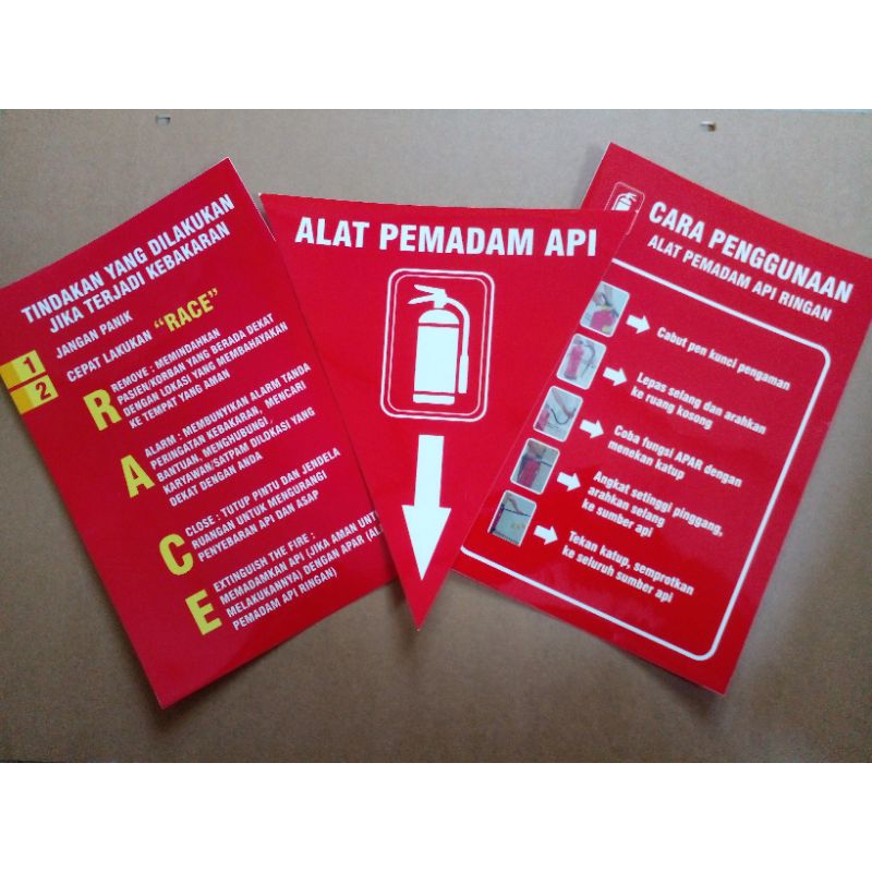 Jual Stiker keselamatan tanda APAR | Shopee Indonesia