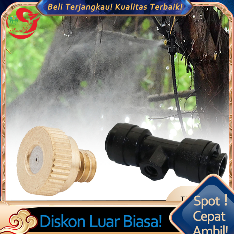 Jual Mist Nozzle Paket, 0.5 Mm Misting Sprinkler, Kuningan Sprayer Alat ...
