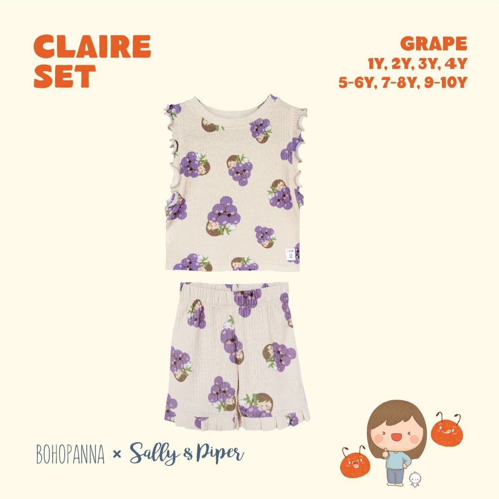 Jual BOHOPANNA X SMILEY ELORA SET BOHOPANNA X SMILEY ELORA RUFFLE ...