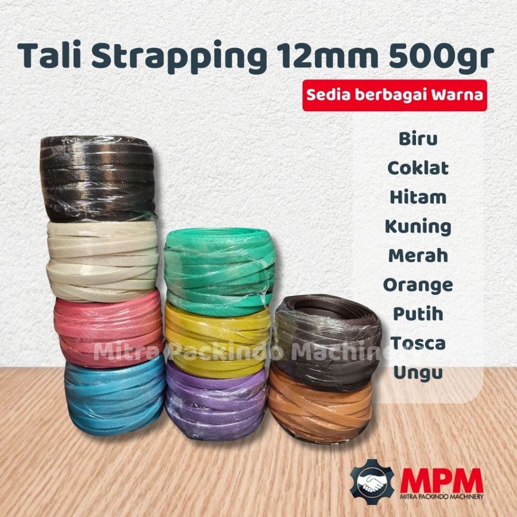 Jual Tali Strapping 12mm / Straping Band Ikat Packing Barang Dus 12 mm ...
