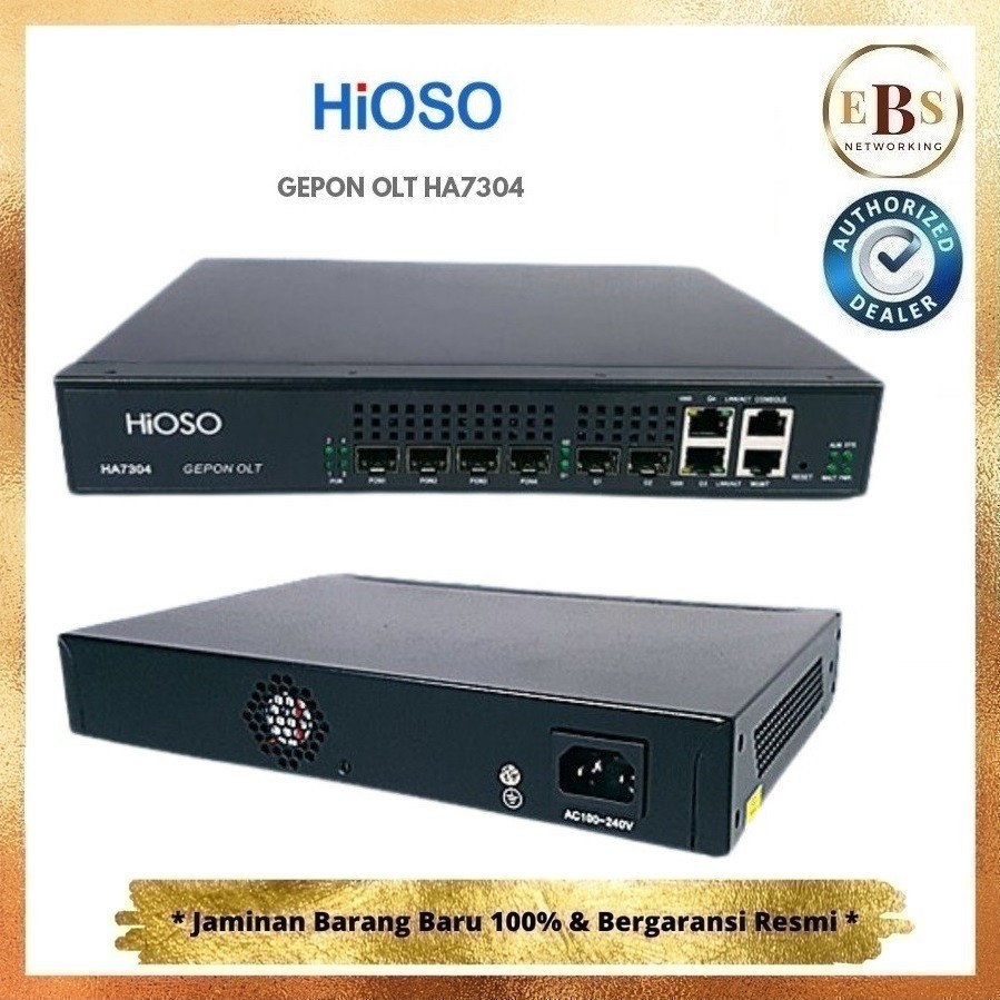 Jual HIOSO OLT EPON HA7304 4 PON Port | Shopee Indonesia