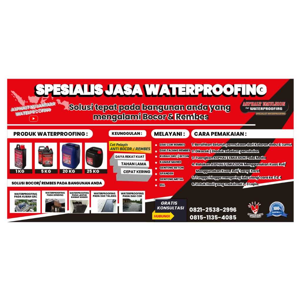 Jual Aspal Nusantara Jasa Waterproofing Asphalt Emulsion Untuk Dak Cor ... Jual Aspal Nusantara Jasa Waterproofing Asphalt Emulsion Untuk Dak Cor ...