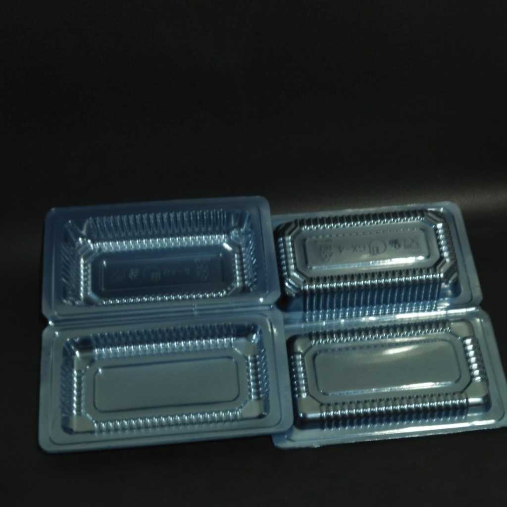 Jual plastik mika kue/mika makanan/box mika bolu nasi isi 100pcs ...