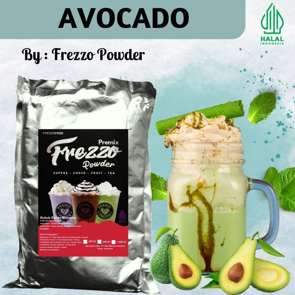 Jual BUBUK MINUMAN RASA 1 KG FREZZO POWDER DRINK RASA AVOCADO / ALPUKAT ...