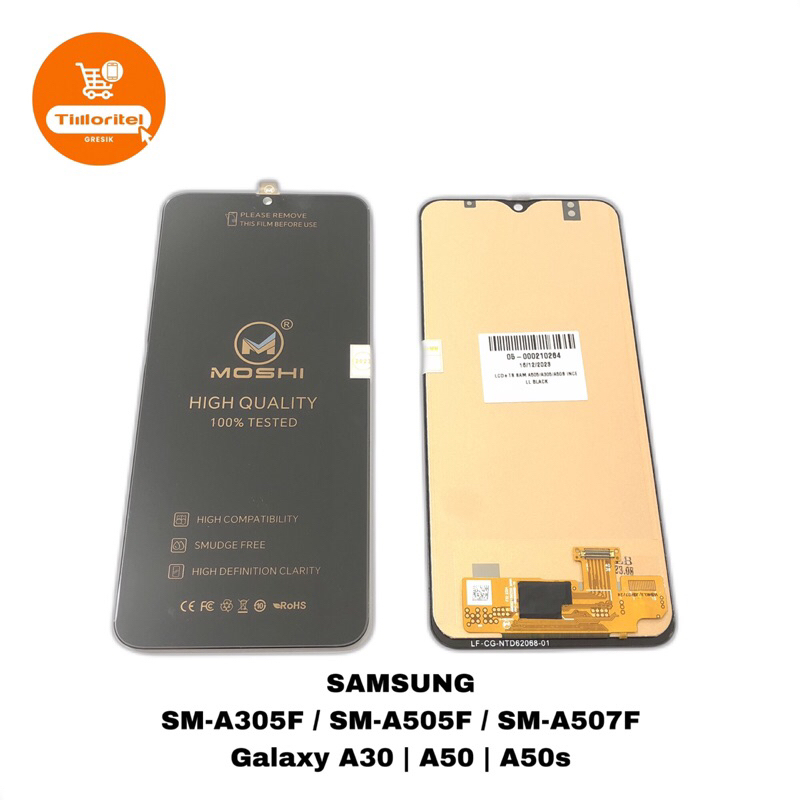 Jual LCD TOUCHSCREEN SAMSUNG GALAXY A30 A305 SM-A305F / A50 A505 SM-A505F / A50S A507 SM-A507F ...